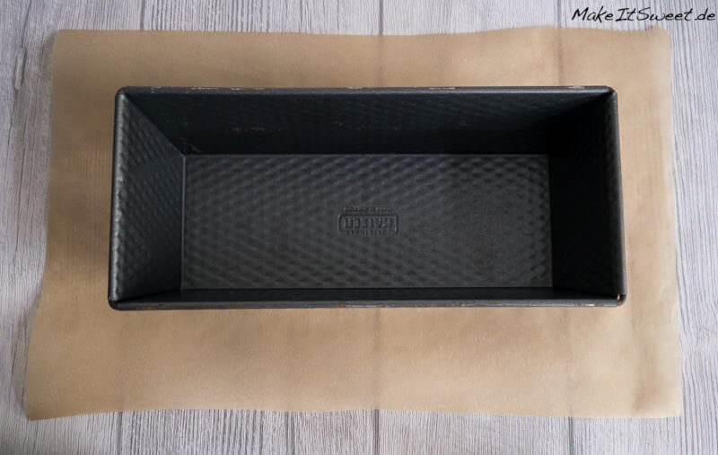 Backpapier Kastenform - Anleitung zum Zuschneiden